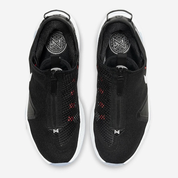 Nike | Shoes | Nike Pg 4 George Mens Size 8 Basketball Black White ...